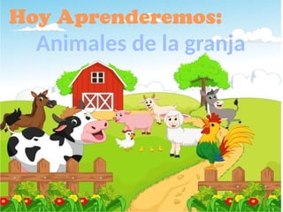 Animales de la granja modelos power point | PPTX