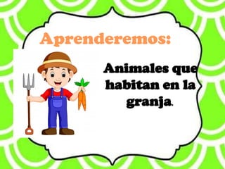 Animales de la granja modelos power point | PPTX