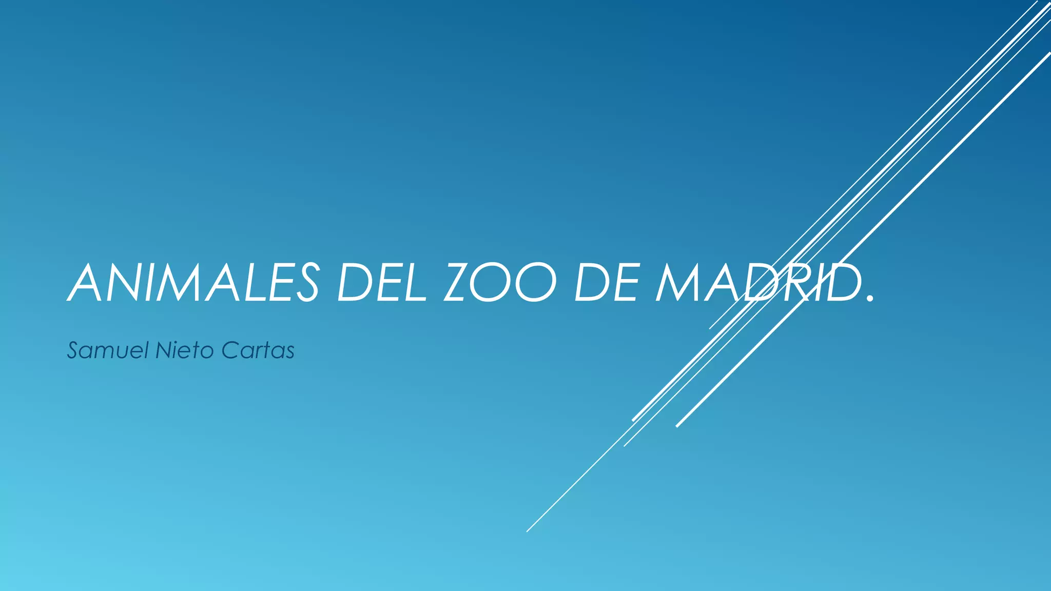 Animales de zoo de madrid | PPT
