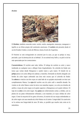 Animales en peligro de exticion | DOCX