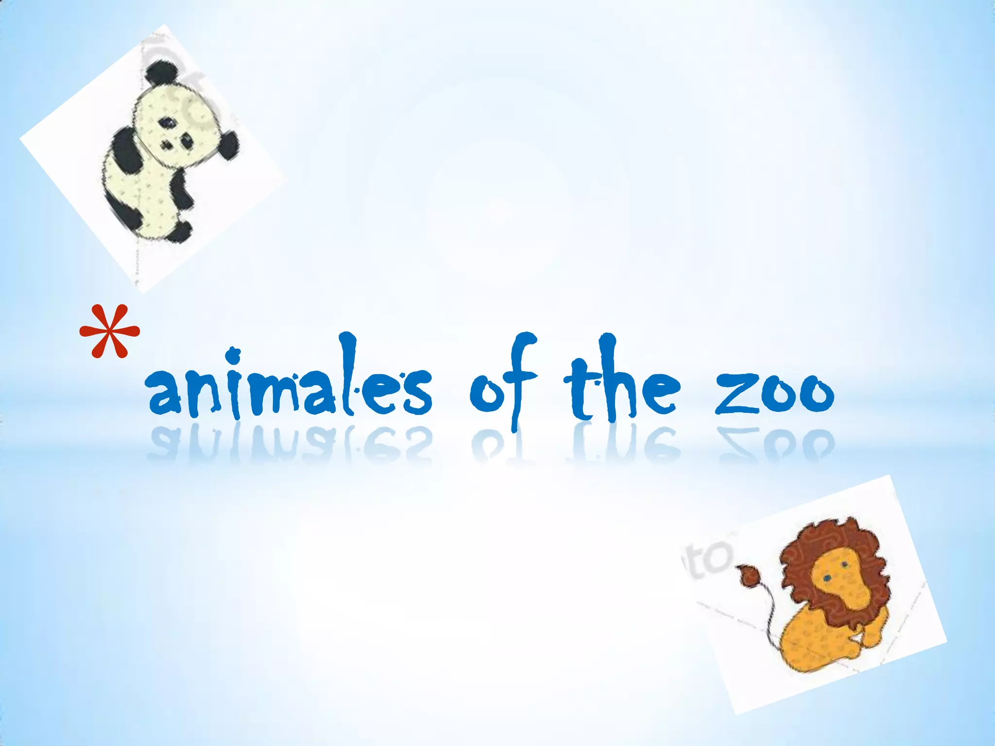 Animales of the zoo | PPT