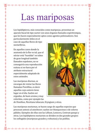 Animales Polinizadores | PDF