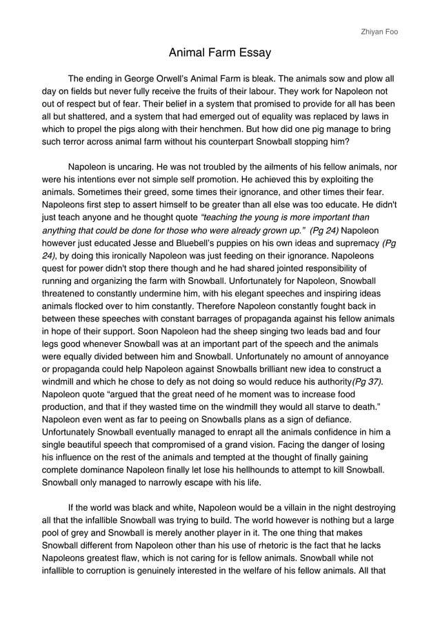Animal essay | PDF