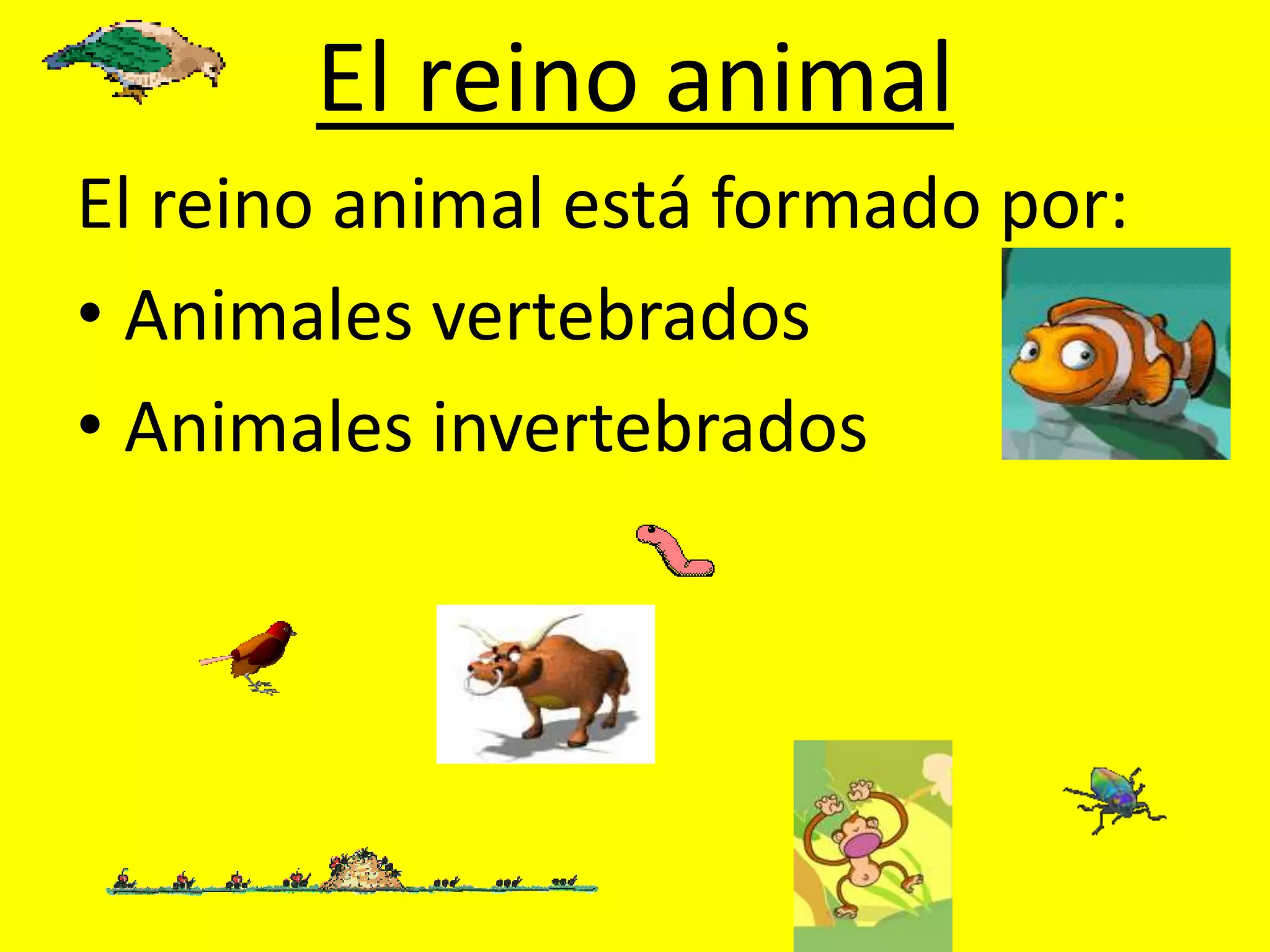 Animales vertebrados | PPT