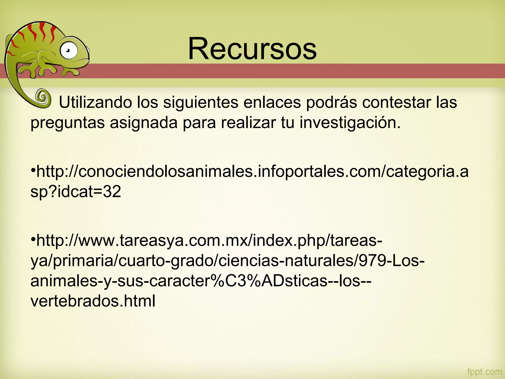 Animales vertebrados e invertebrados | PPT