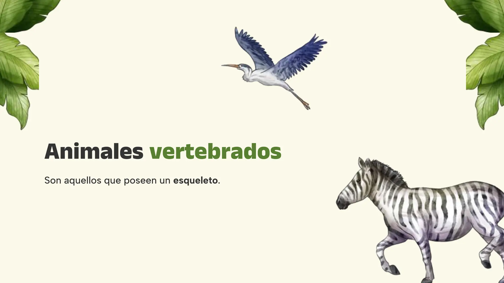 ANIMALES VERTEBRADOS E INVERTEBRADOS DIAPOSITIVAS | PPT