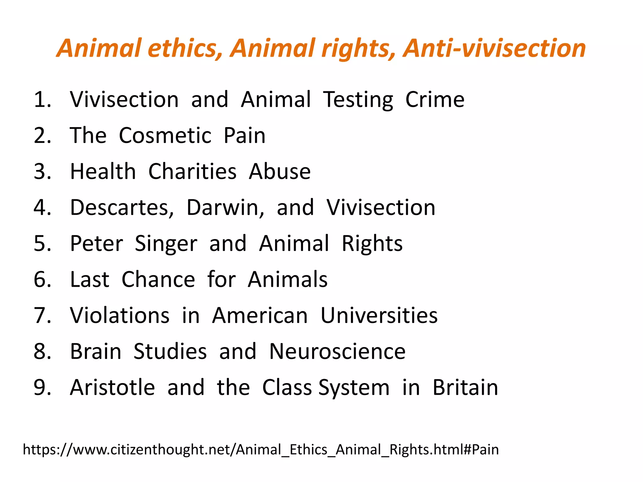 Animal ethics | PPTX