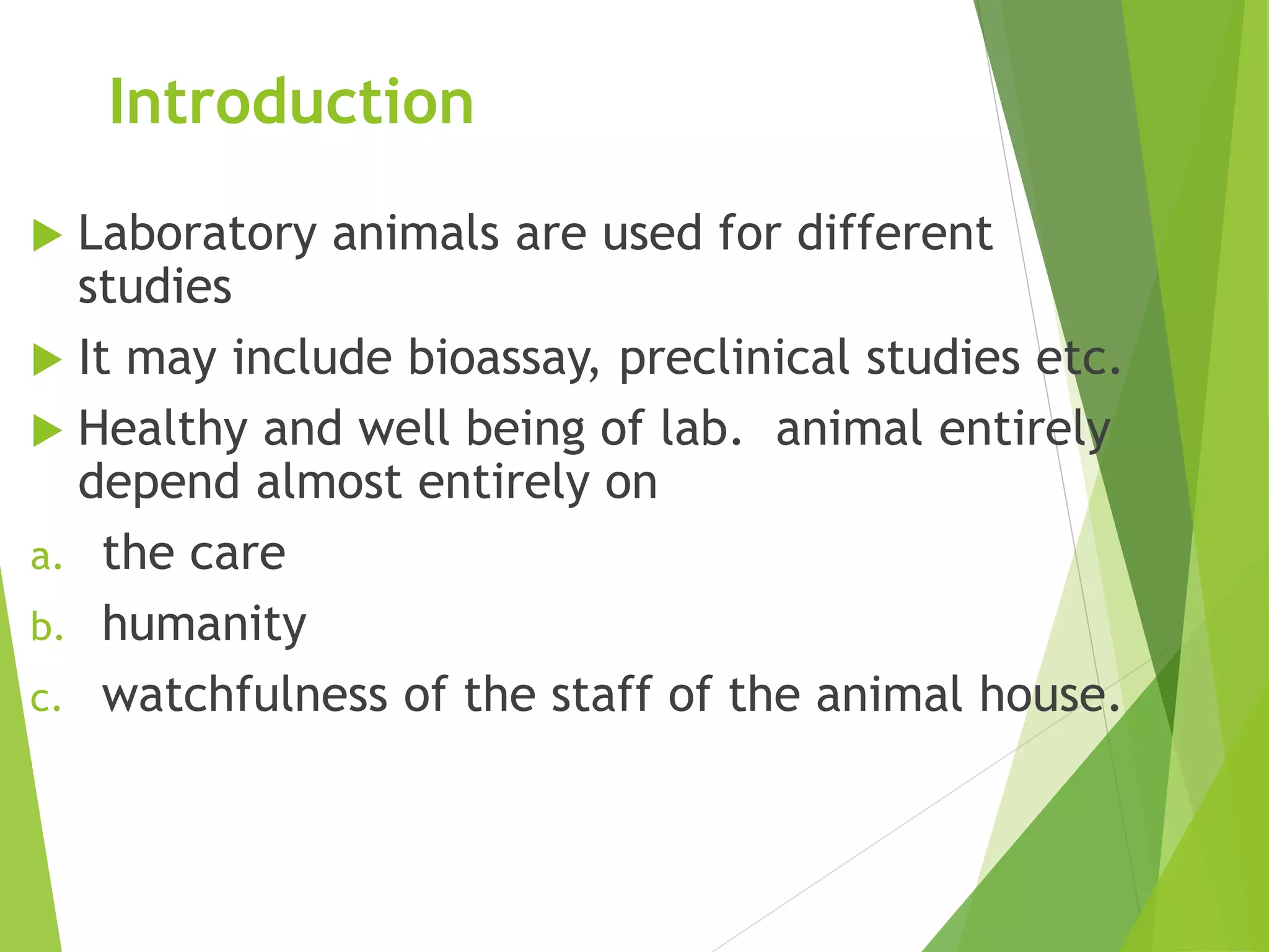 laboratory animals | PPTX