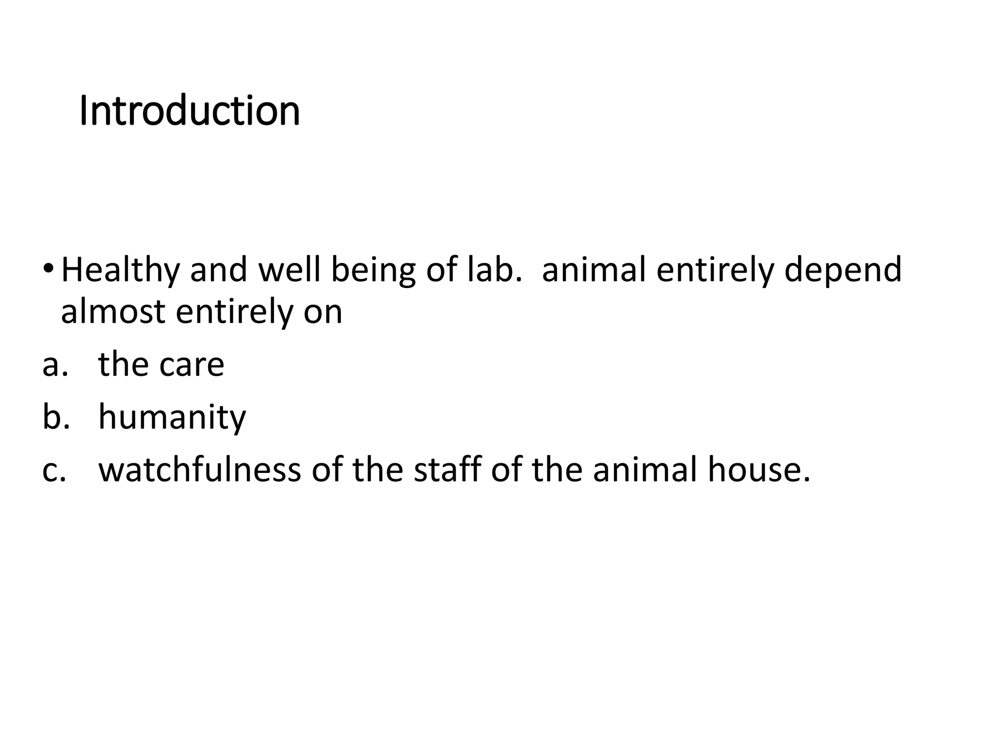 Handling of laboratory animal | PPTX