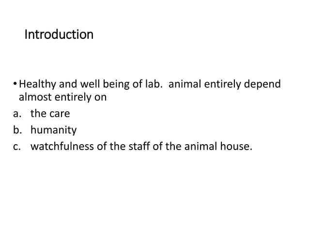 Handling of laboratory animal | PPTX