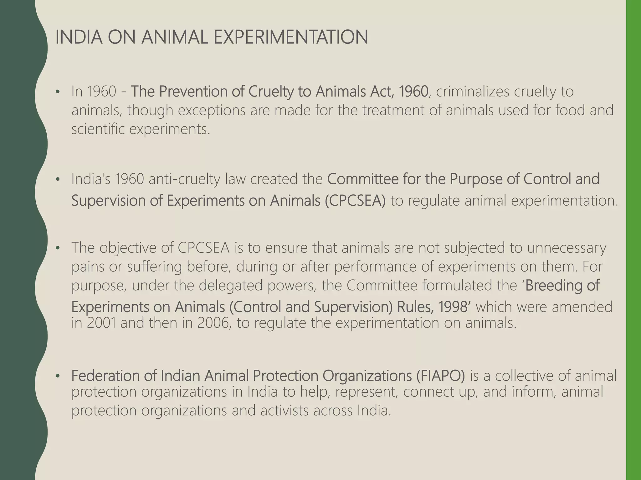 Animal Experimentation- Contemporary Issue | PPTX
