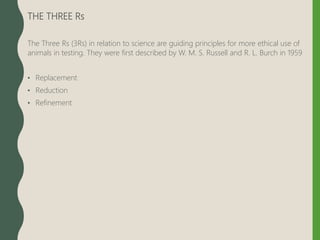 Animal Experimentation- Contemporary Issue | PPTX