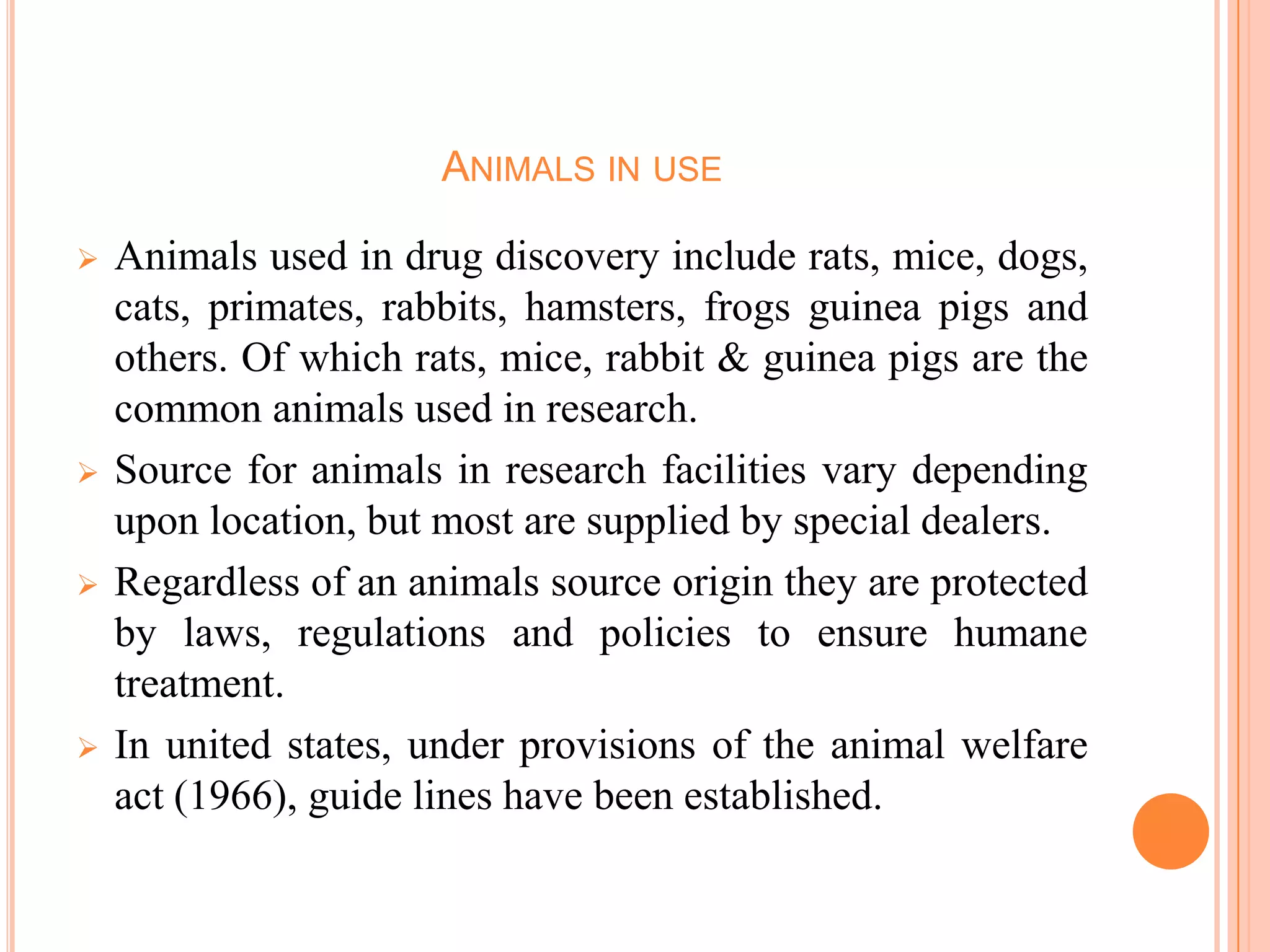 Animal experiments | PPTX