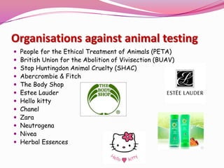 Animal experiments | PPTX