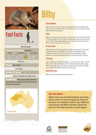 Animal fact sheets | PDF