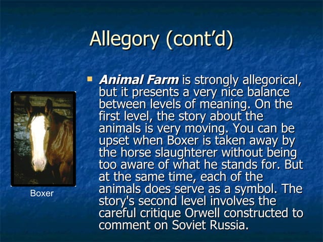 Animal farm | PPT | Fiction | Books and Literature