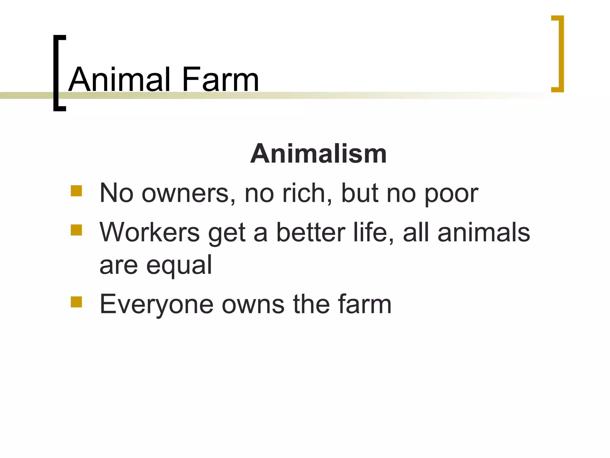 Animal Farm Introduction | PPT
