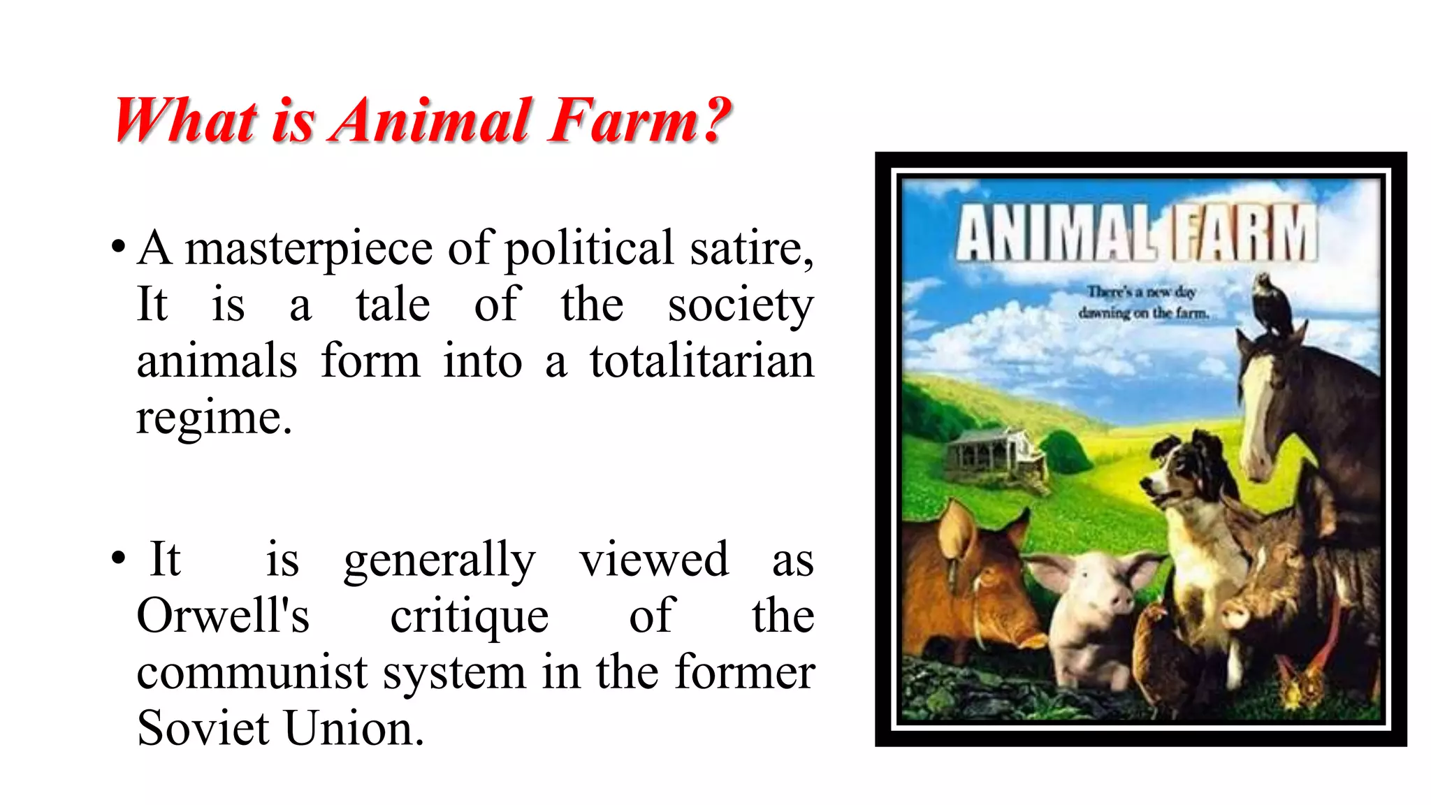 Animal farm | PPTX