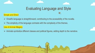 Animal Farm By George Orwell - Notes and Analysis | PPTX