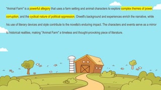 Animal Farm By George Orwell - Notes and Analysis | PPTX