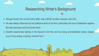 Animal Farm By George Orwell - Notes and Analysis | PPTX