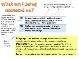 Animal farm the exam question | PPTX