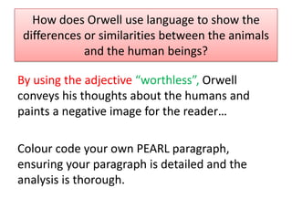 Animal farm the exam question | PPTX