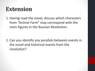 Animal farm with context - LL | PPT