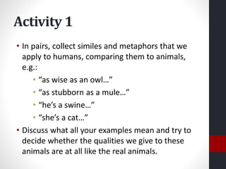 Animal farm with context - LL | PPT