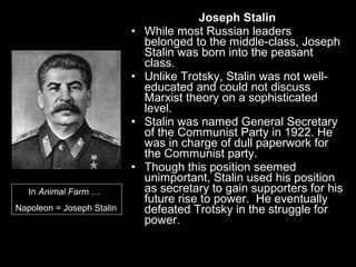 Animal Farm and Russian Revolution | PPT