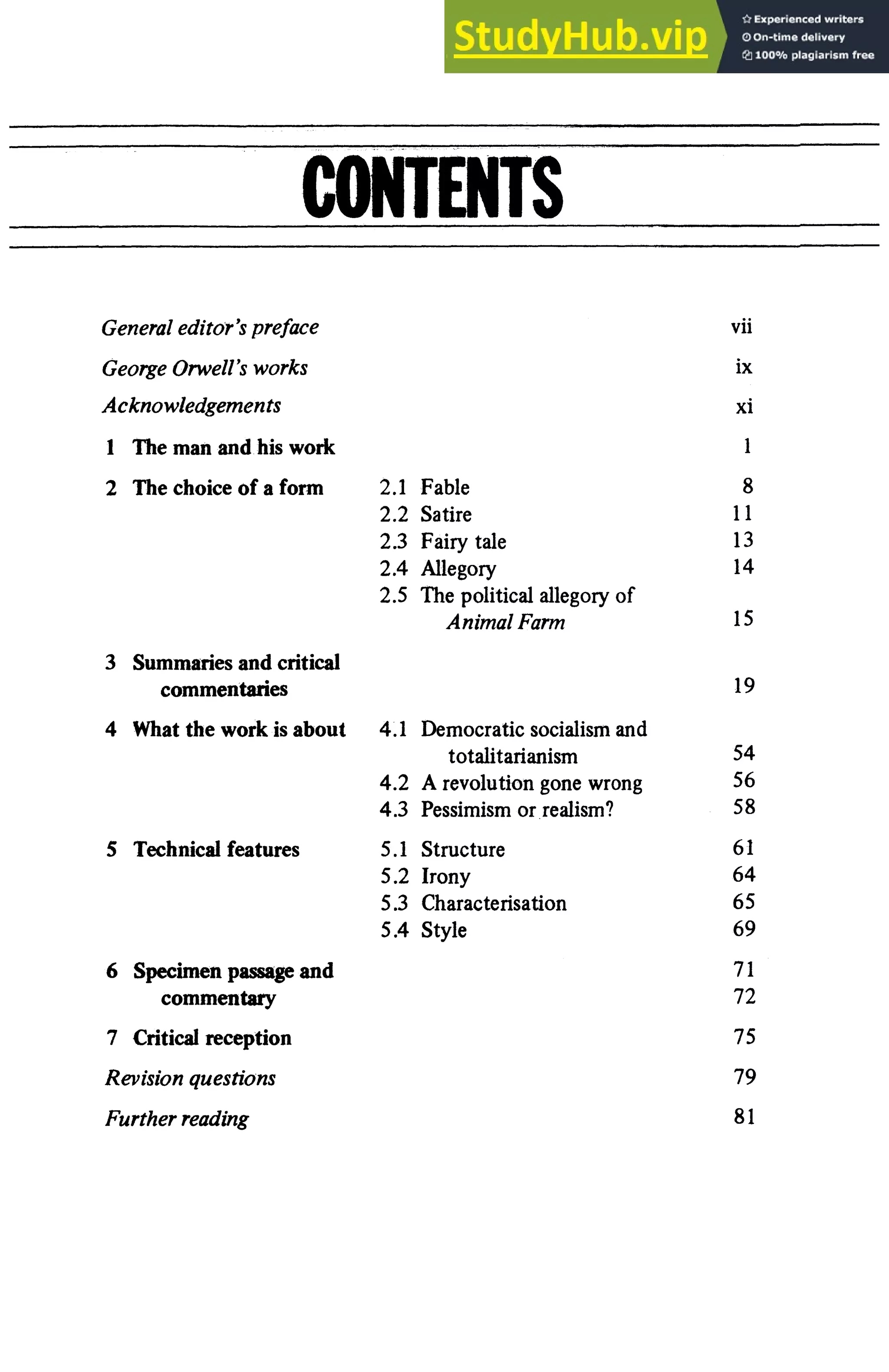 Animal Farm By George Orwell | PDF