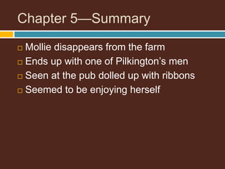 Animal farm Chapter 5 | PPTX