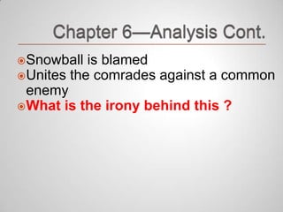 Animal Farm Chapter 6 | PPTX