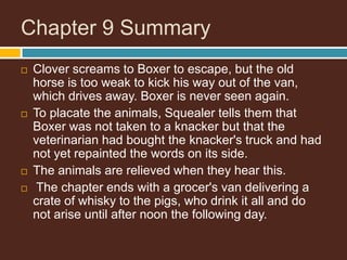 Animal Farm Chapter 9