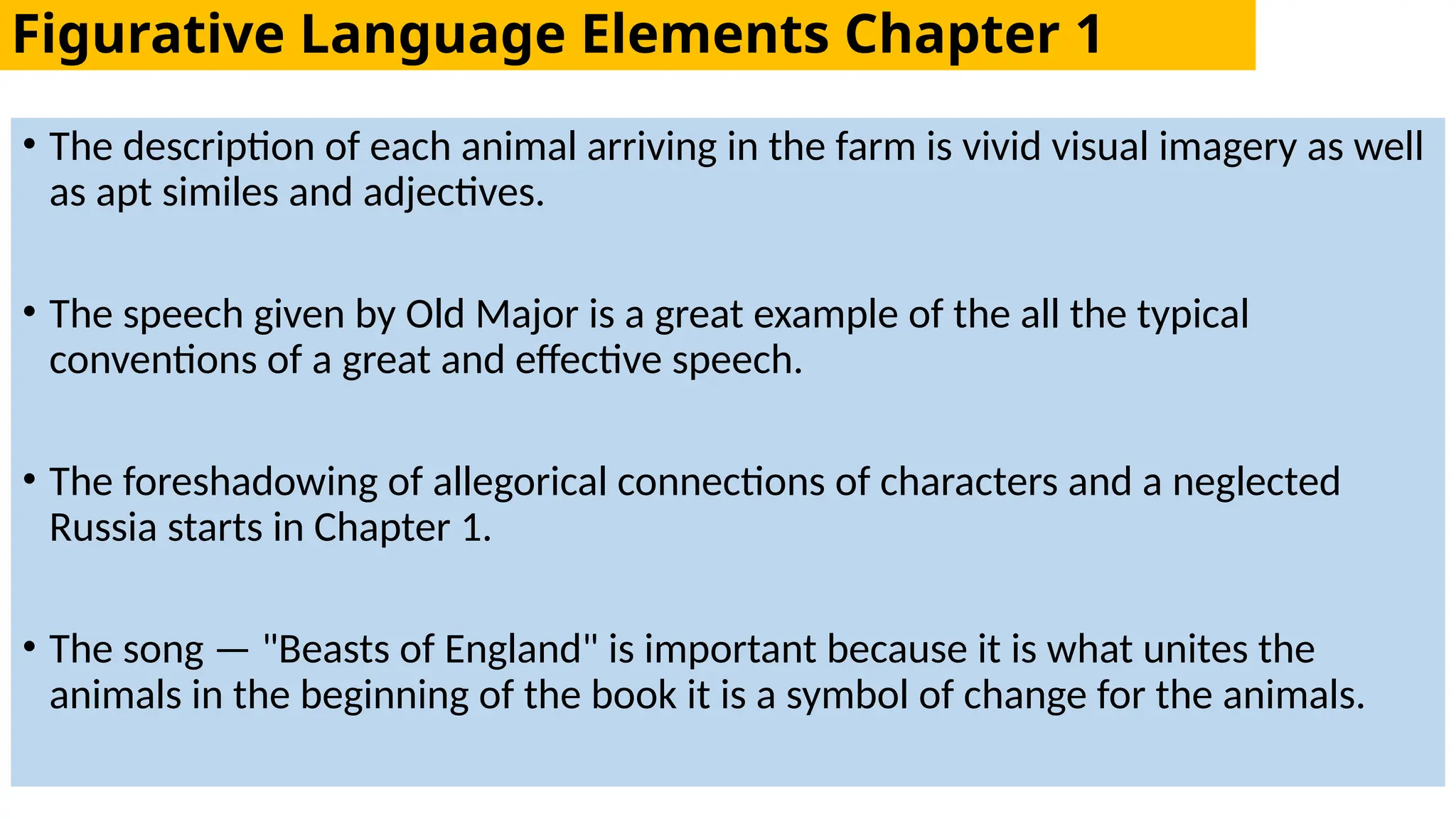 Animal Farm Chapter 1 ONE Reference .pptx