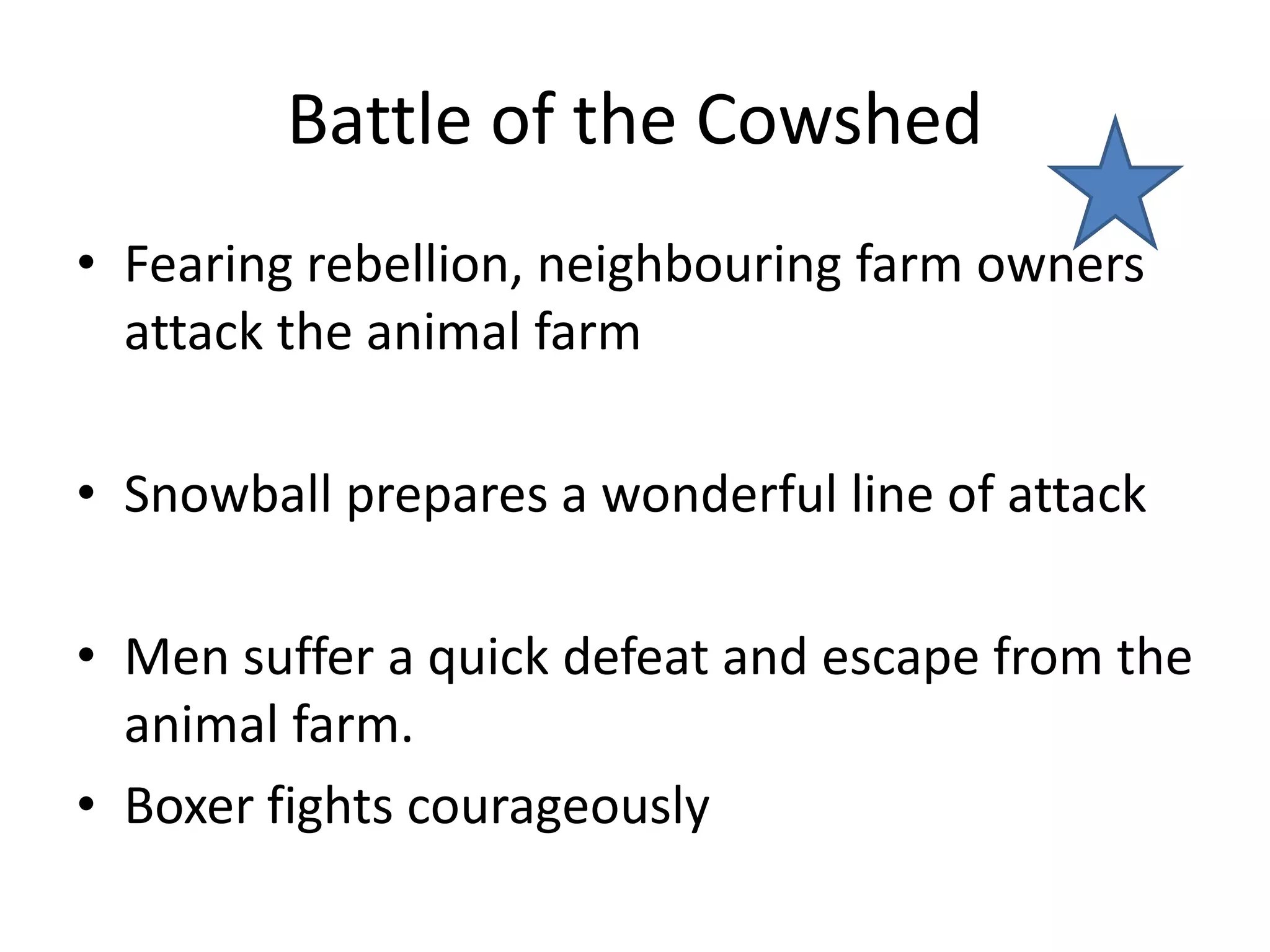 Animal farm chapter 4 | PPTX