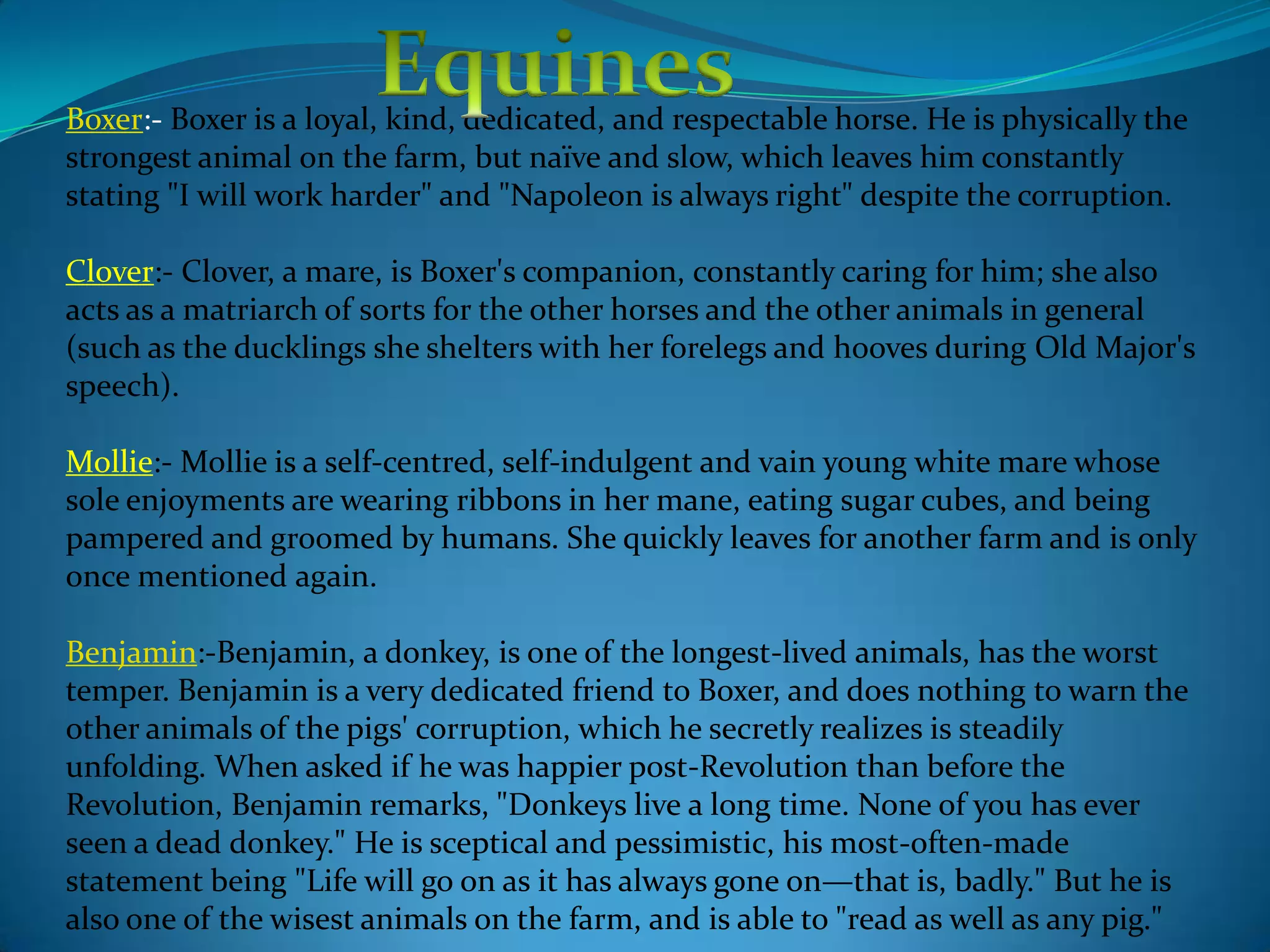 Animal farm chapter 9 | PPTX