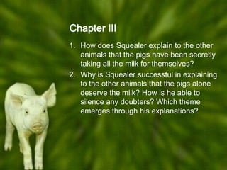 Animal Farm Chapters 1 4 | PPTX | Books and Literature