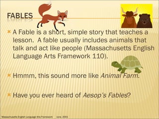 Animal Farm Fairy Story | PPT