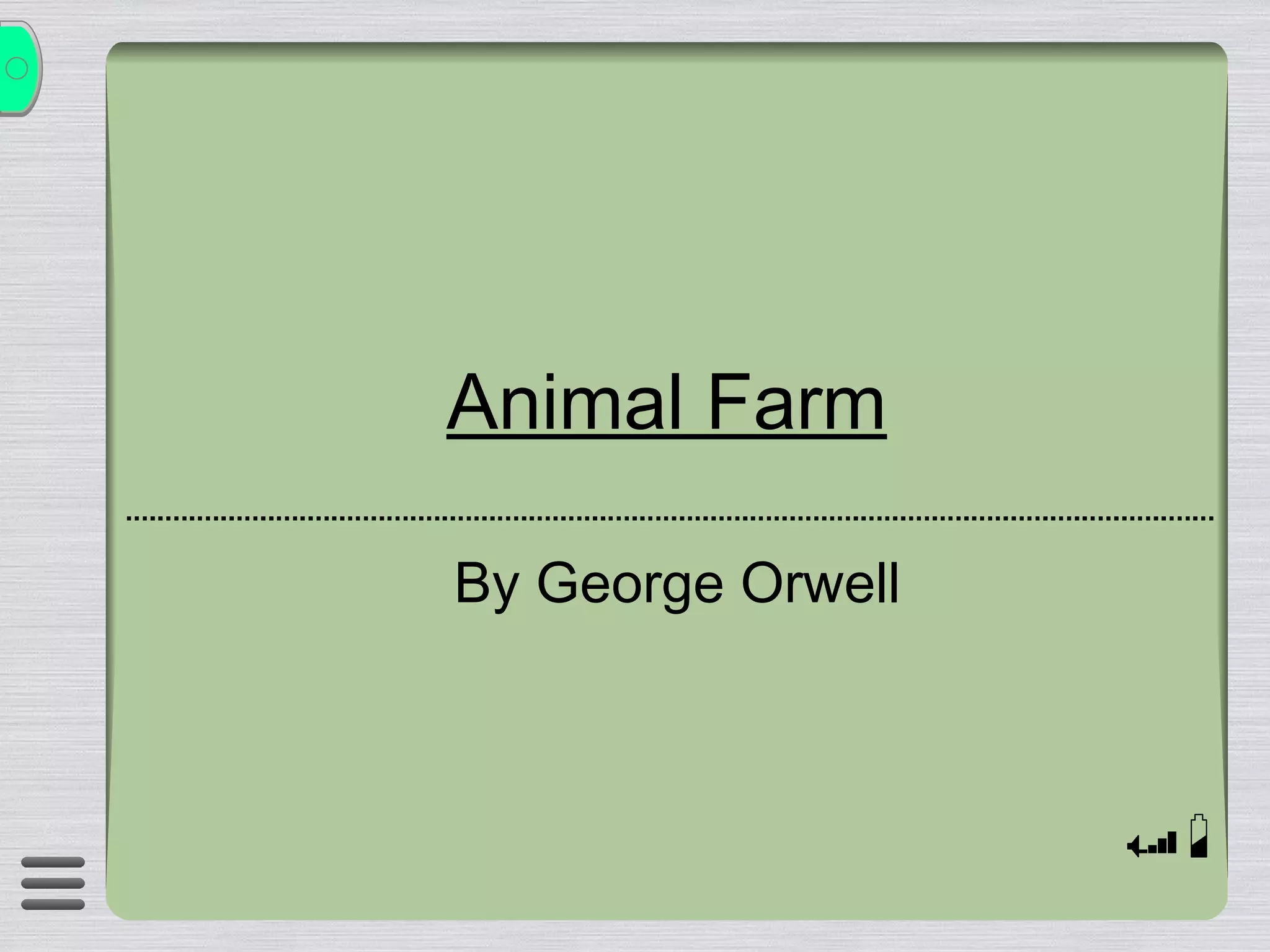 Animal farm intro | PPT