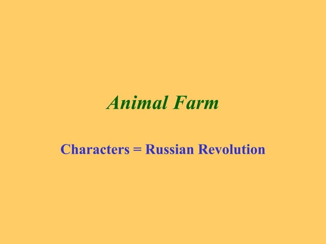 Animal Farm Intro.pptgghhghhhghhnuninibhij | PPT