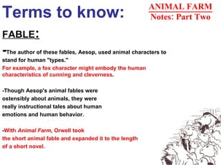 Animal farm lit terms | PPT
