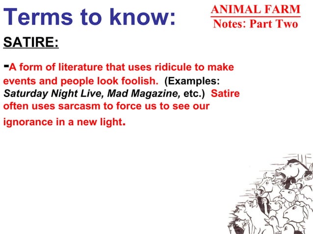 Animal farm lit terms | PPT