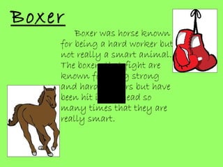 Animal farm powerpoint | PPT | Boxing | Sports