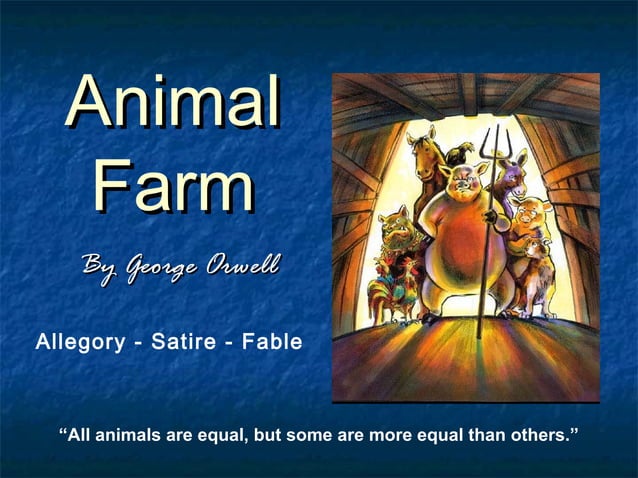 Animal Farm PPT from World of teaching | PPT | Fiction | Books and ...
