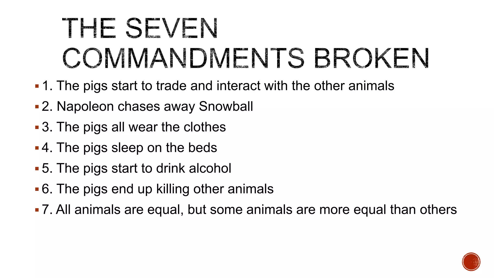 Animal farm presentation | PPTX