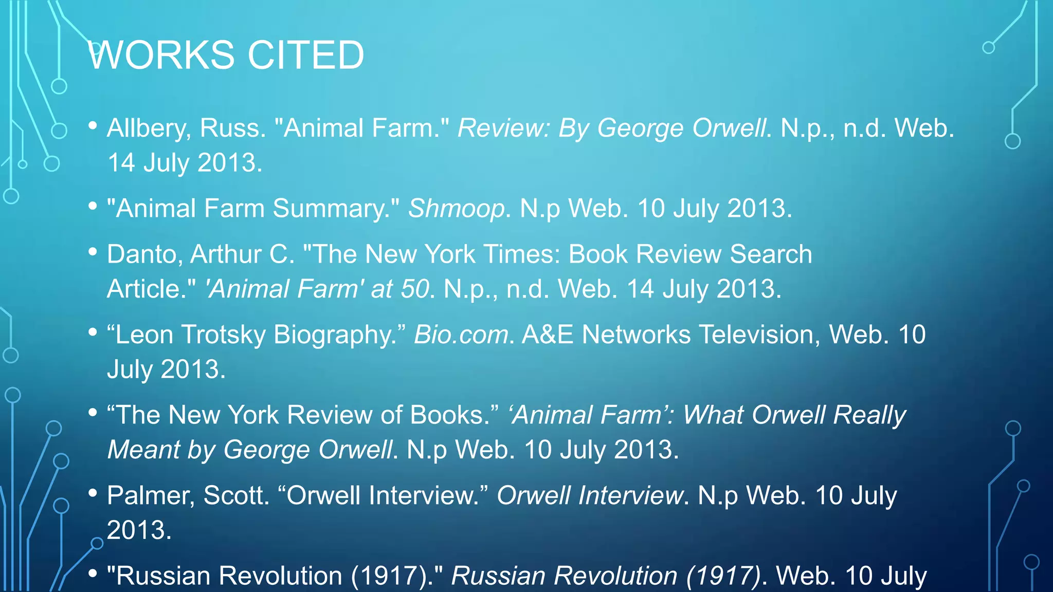 Animal farm presentation | PPTX
