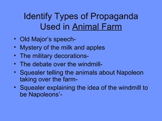 Animal farm propaganda | PPT