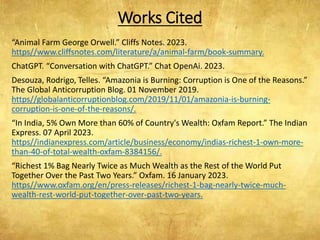Animal Farm Revisited Examining Orwell's Allegory in Modern Times | PPTX