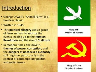 Animal Farm Revisited Examining Orwell's Allegory in Modern Times | PPT